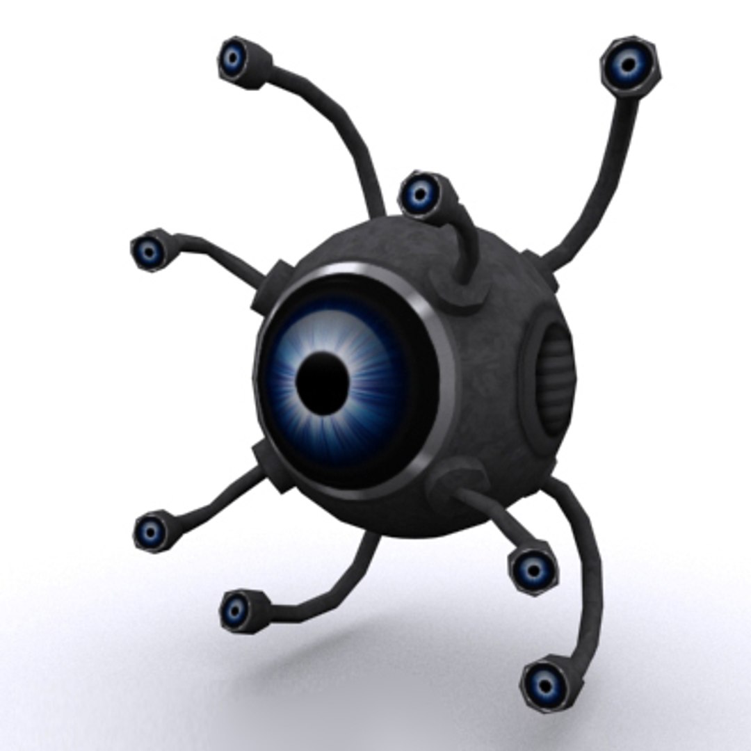 Robotic Beholder 3d Max
