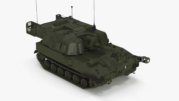 modelo 3d Obús militar M109A7 Paladín aparejado - TurboSquid 2202515