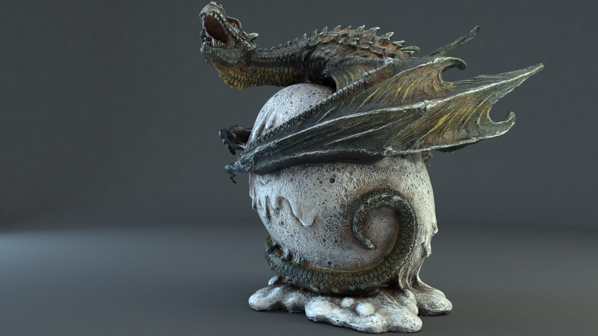 3D Model Dragon And Egg - TurboSquid 2089814