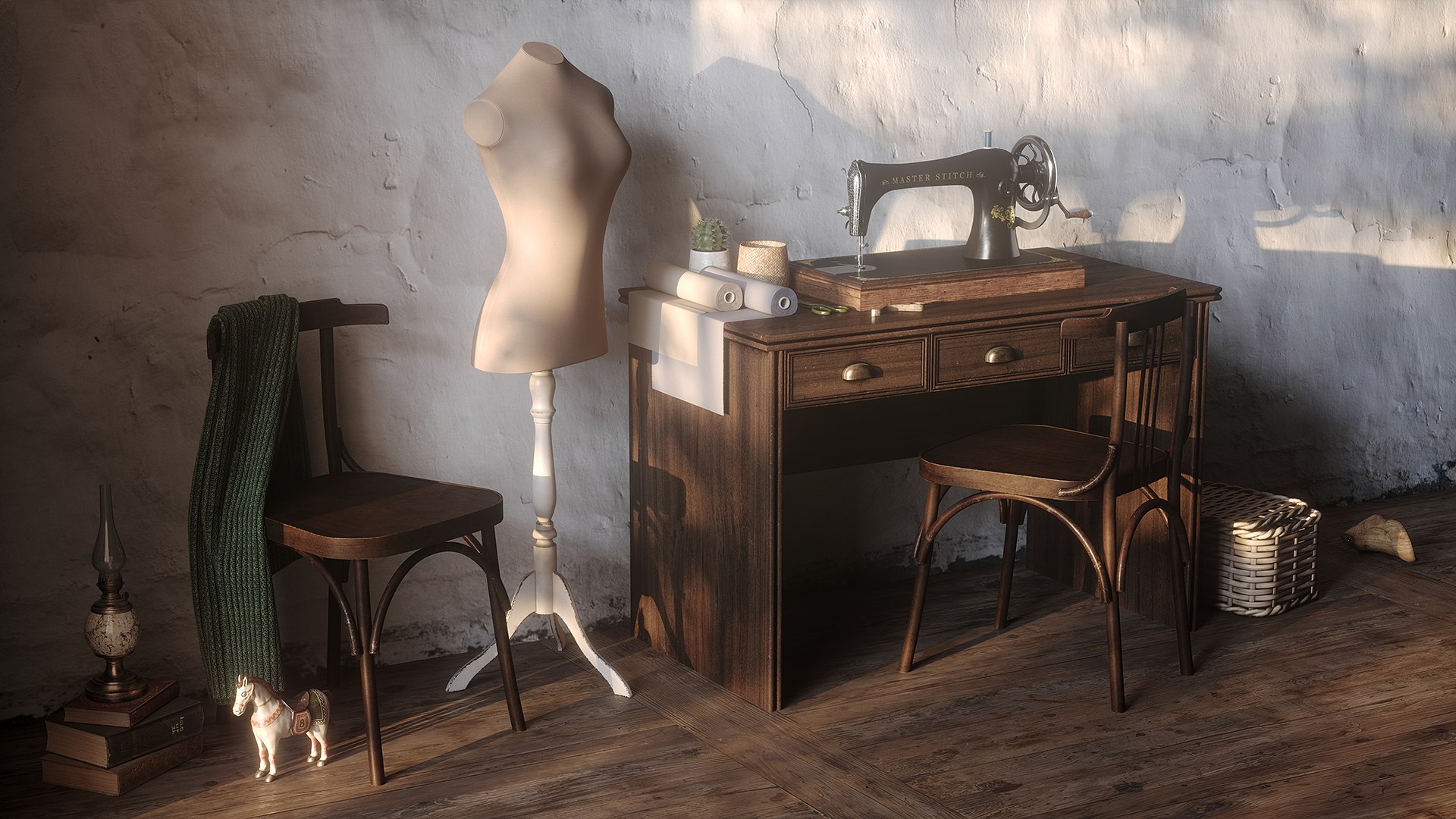 Sewing Machine 3D Model - TurboSquid 1747880