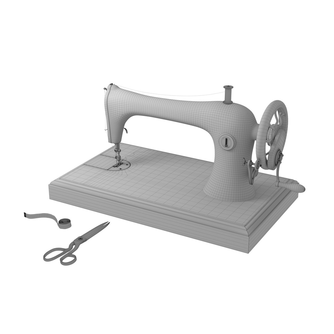 Sewing Machine 3D Model - TurboSquid 1747880