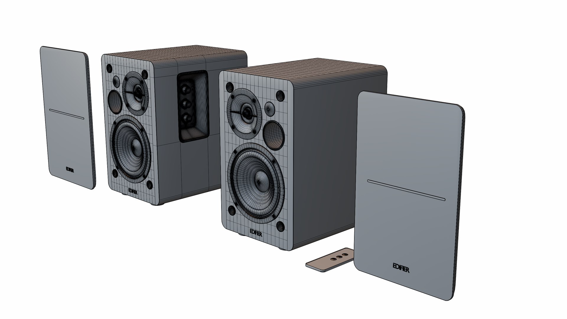 3D Edifier R1280T Blend - TurboSquid 2182343