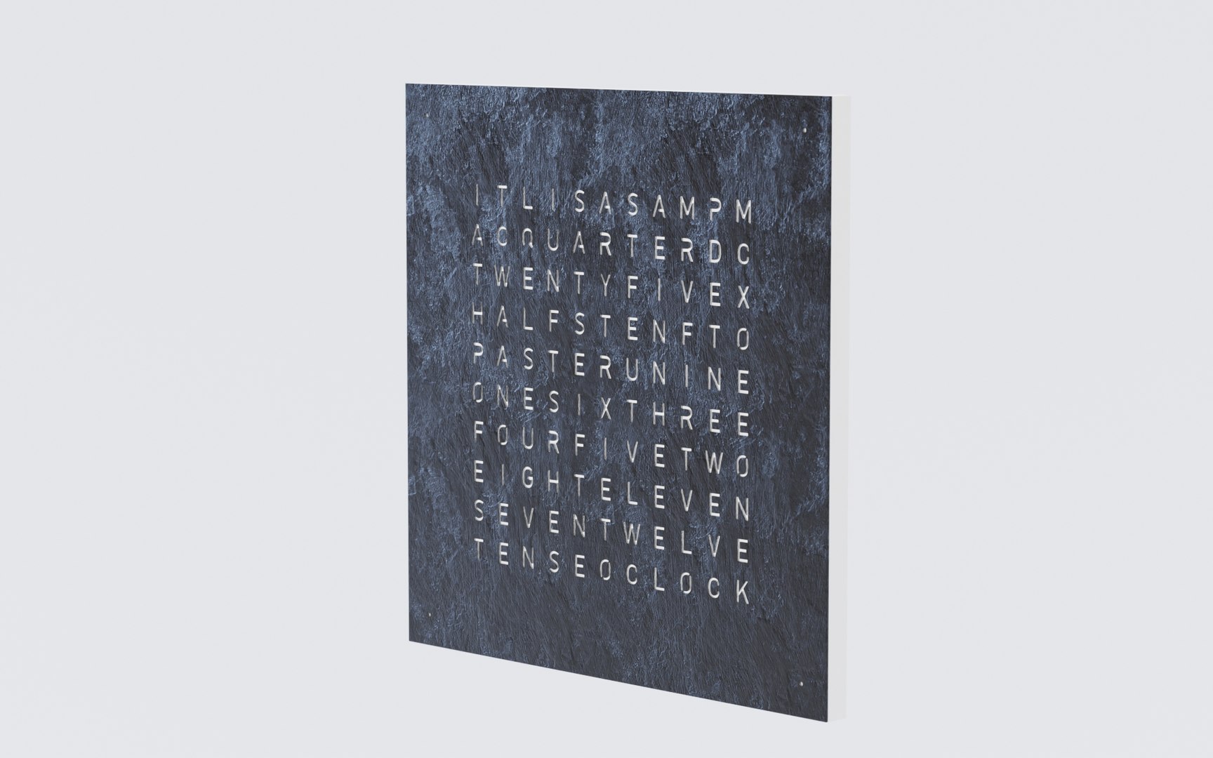 Qlocktwo Classic 3D - TurboSquid 1809544