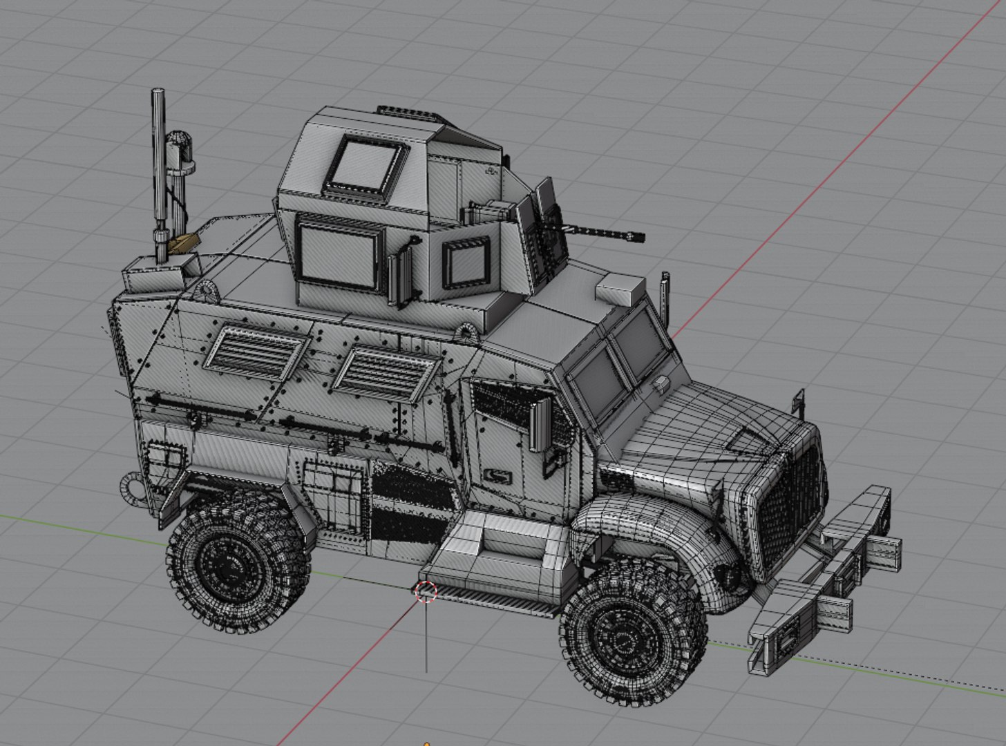 3D Navistar MaxxPro Low-poly Model - TurboSquid 2081728