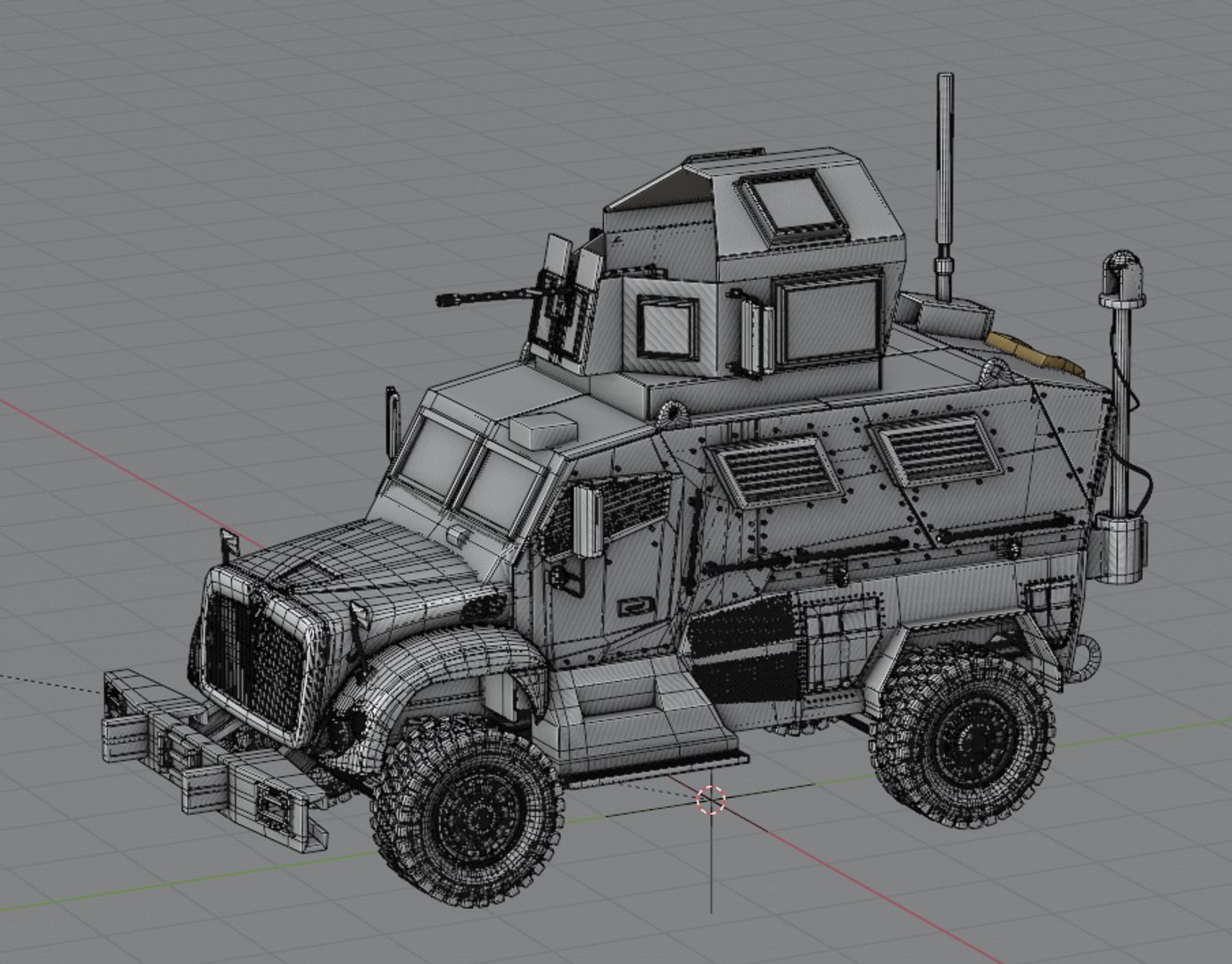 3D Navistar MaxxPro Low-poly Model - TurboSquid 2081728