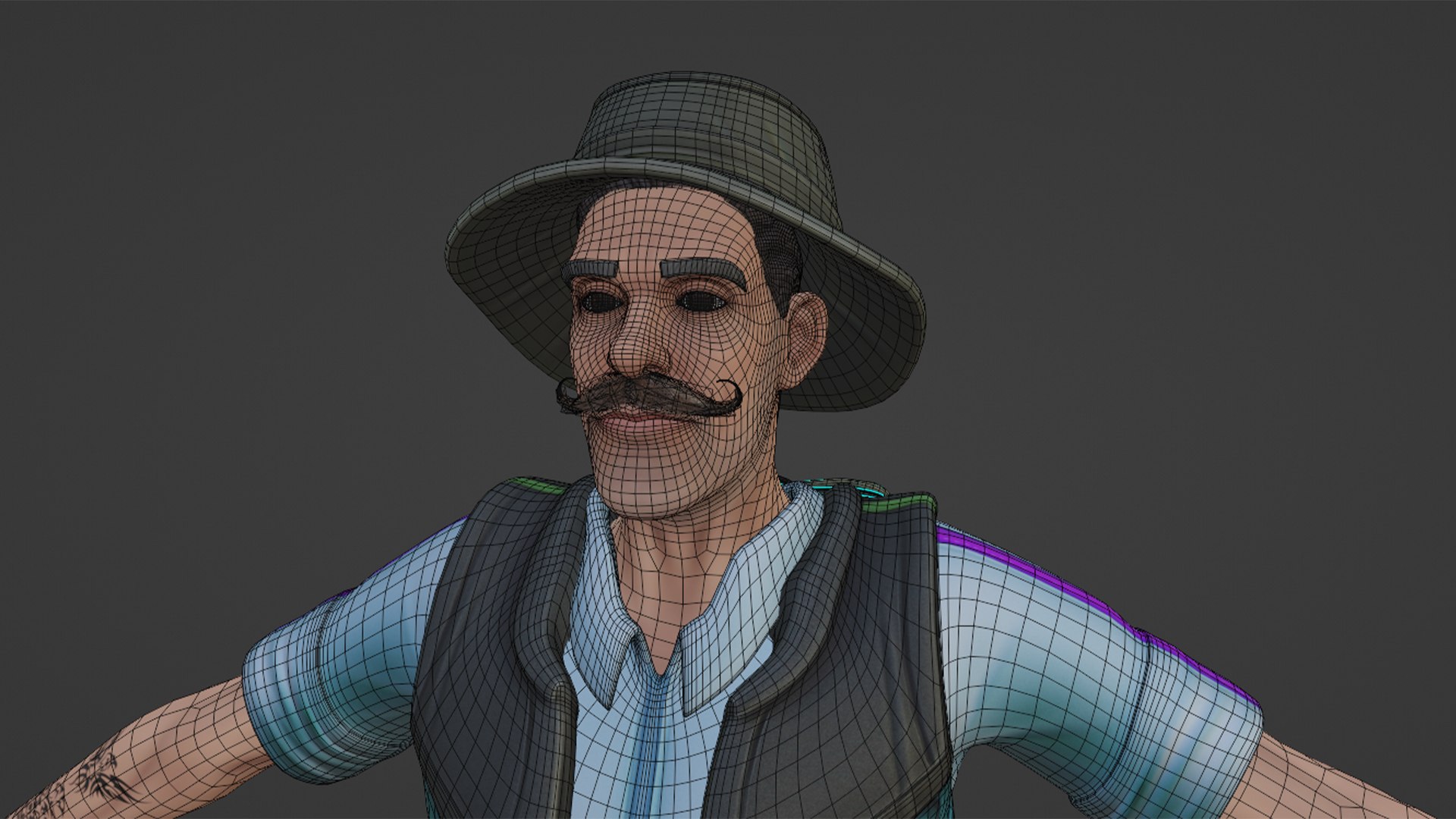 Cartoon Rigged Adventure Man B Character 3D Model 3D Model - TurboSquid ...