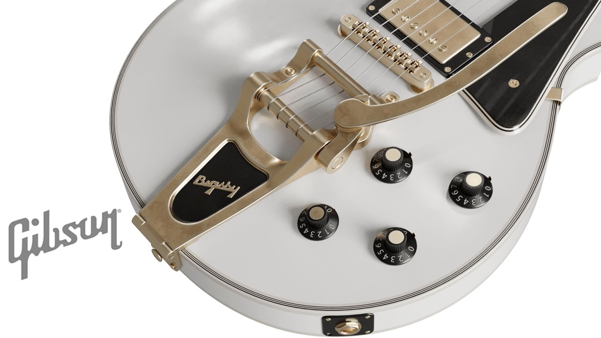 3D Gibson Les Paul Guitar In A Decorative Frame - TurboSquid 2249631