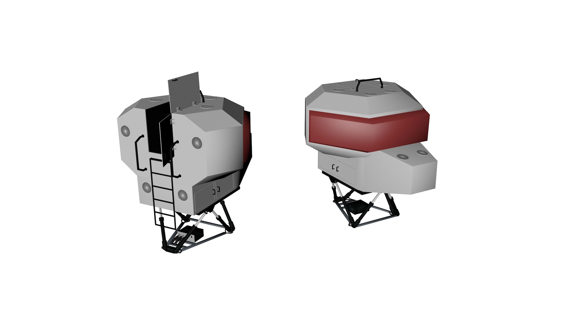 3d Model Simulator Dome