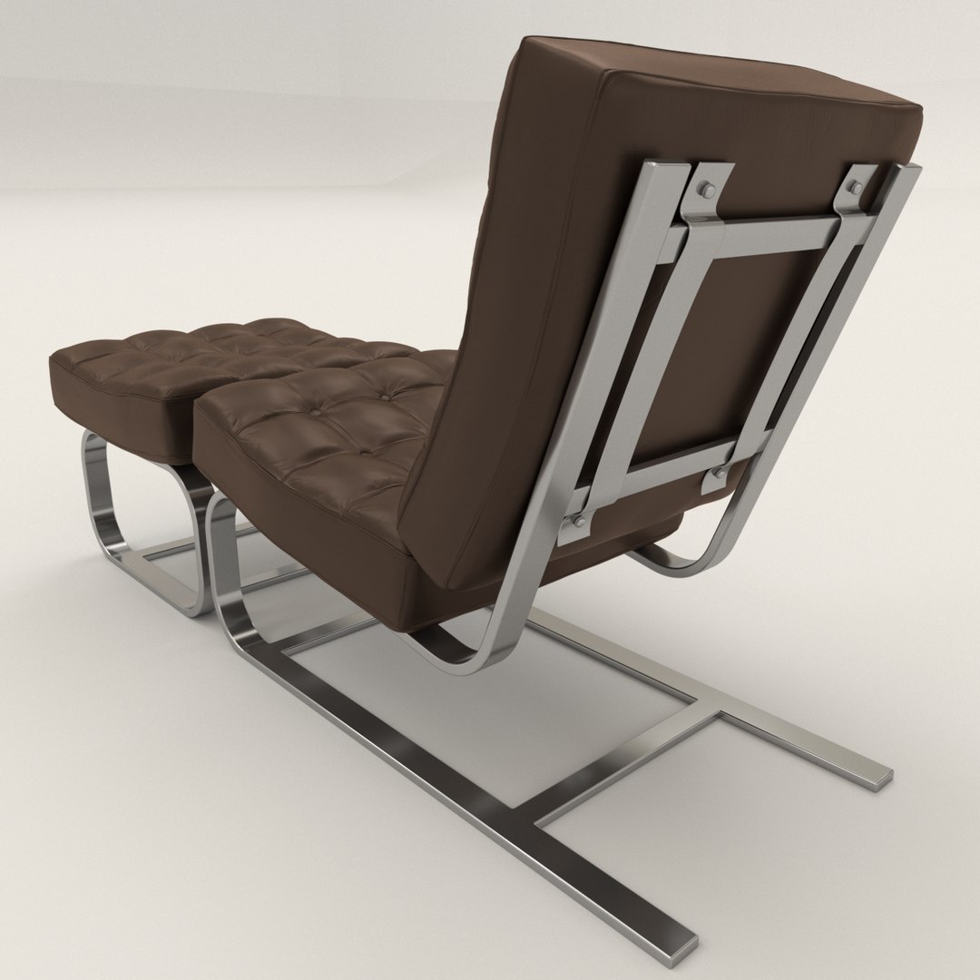 Leather Relax Chair 3D Model - TurboSquid 1527082