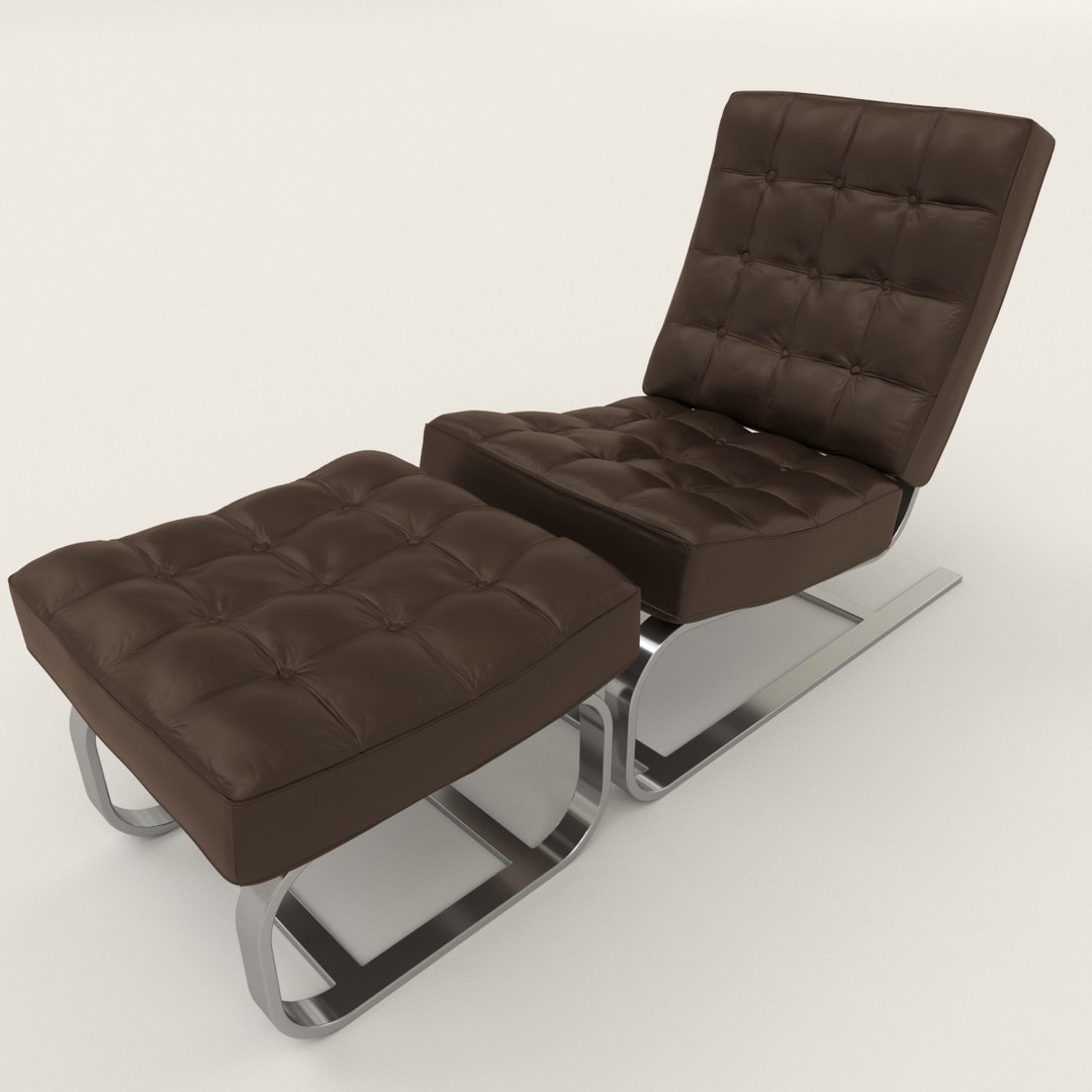 Leather Relax Chair 3D Model - TurboSquid 1527082