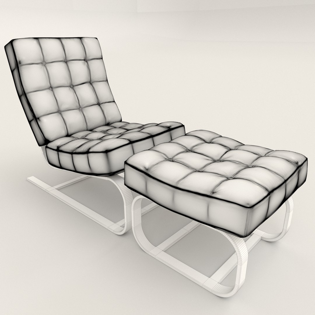 Leather Relax Chair 3D Model - TurboSquid 1527082