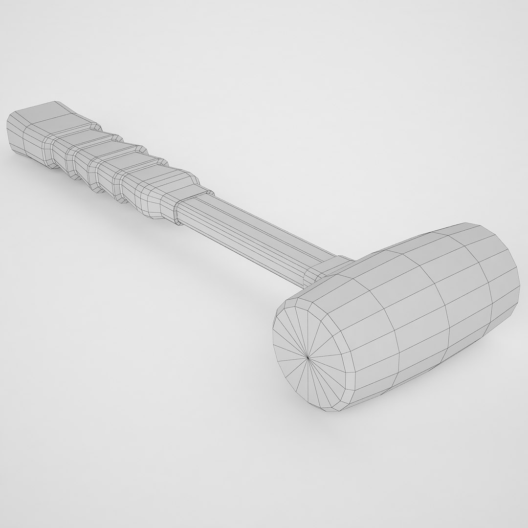 3d Aluminum Hammers Model