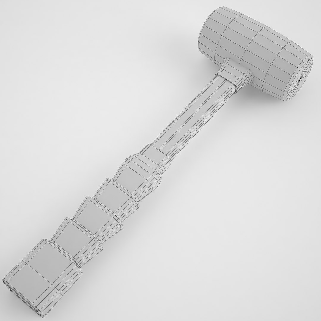 3d Aluminum Hammers Model