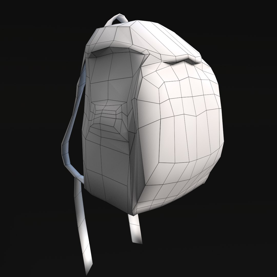 Hiking Backpack 3d Model