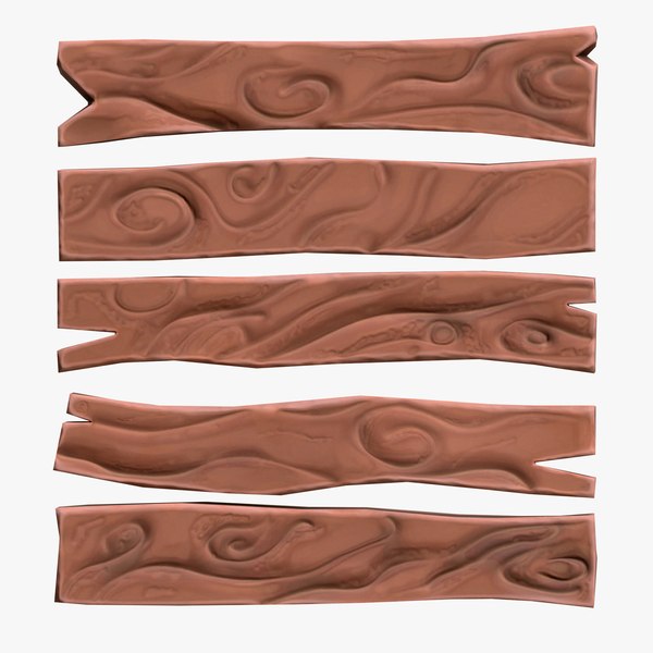 modelo 3d Stylized Wood Planks - TurboSquid 2110555