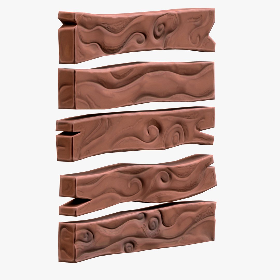 Stylized Wood Planks 3D Model - TurboSquid 2110555