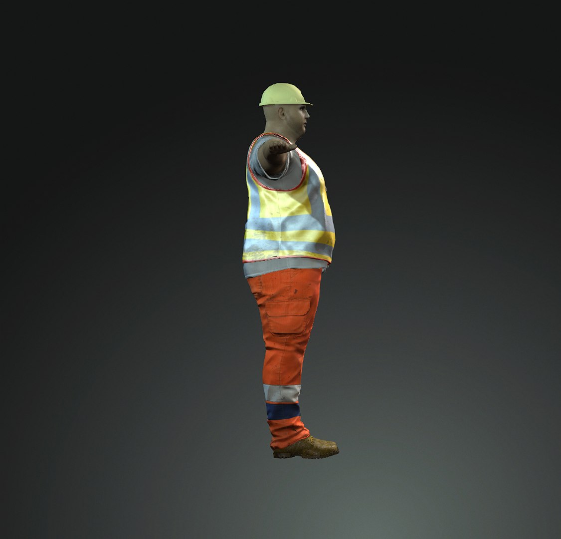 Free 3D construction worker model - TurboSquid 1483202