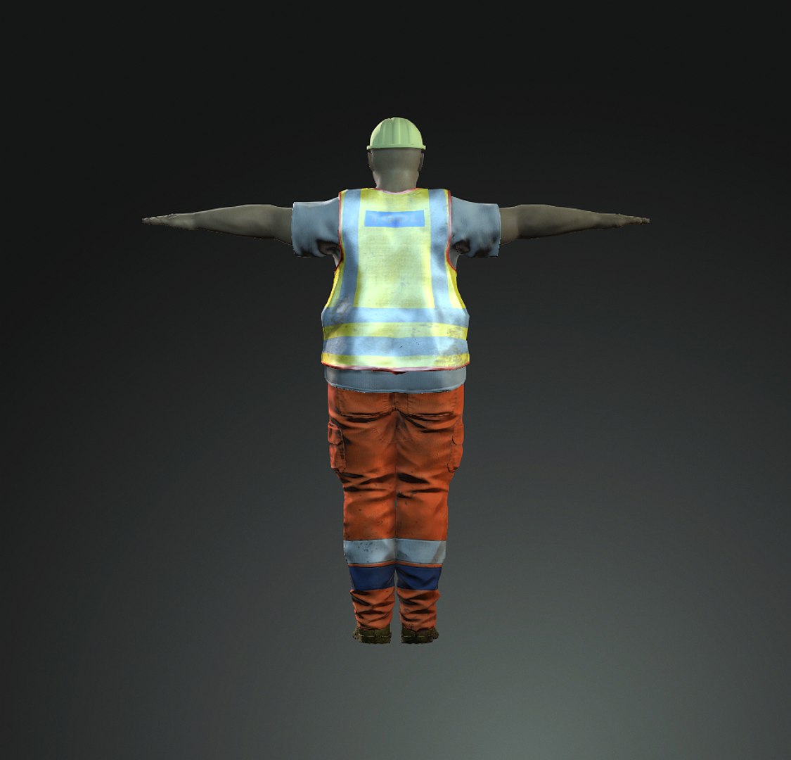 Free 3D construction worker model - TurboSquid 1483202