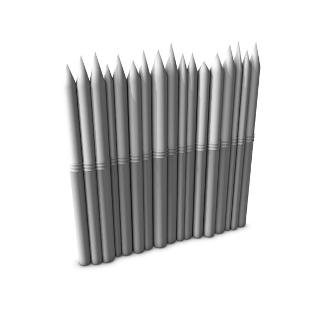 Wood Stockade 3d Model