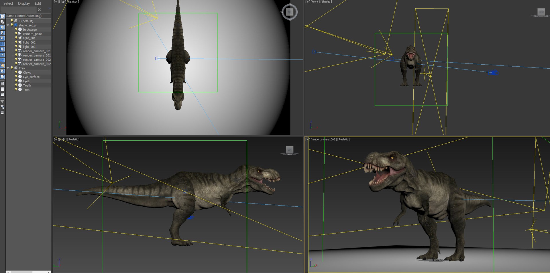 3D Tyrannosaurus Rex Model - TurboSquid 1576696