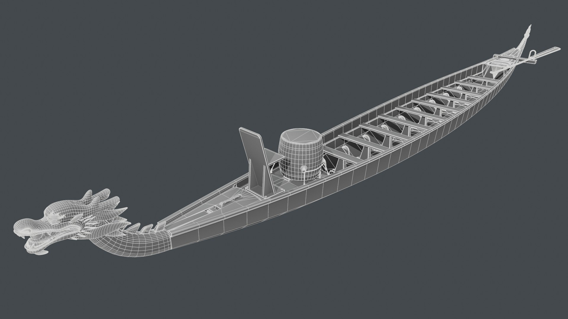 IDBF Dragon Boat 3D Model - TurboSquid 2187215