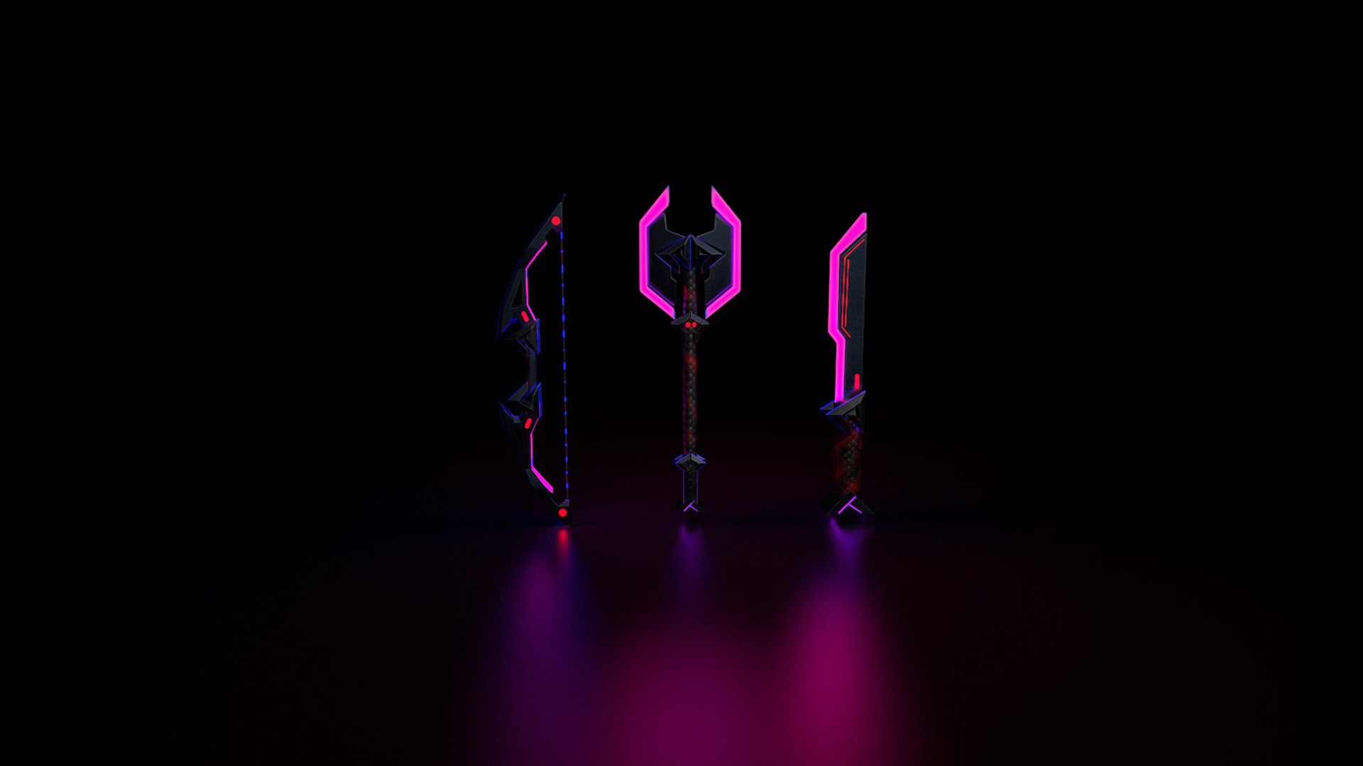 3D Model Stylized Sci-fi Weapon Pack - TurboSquid 2272070