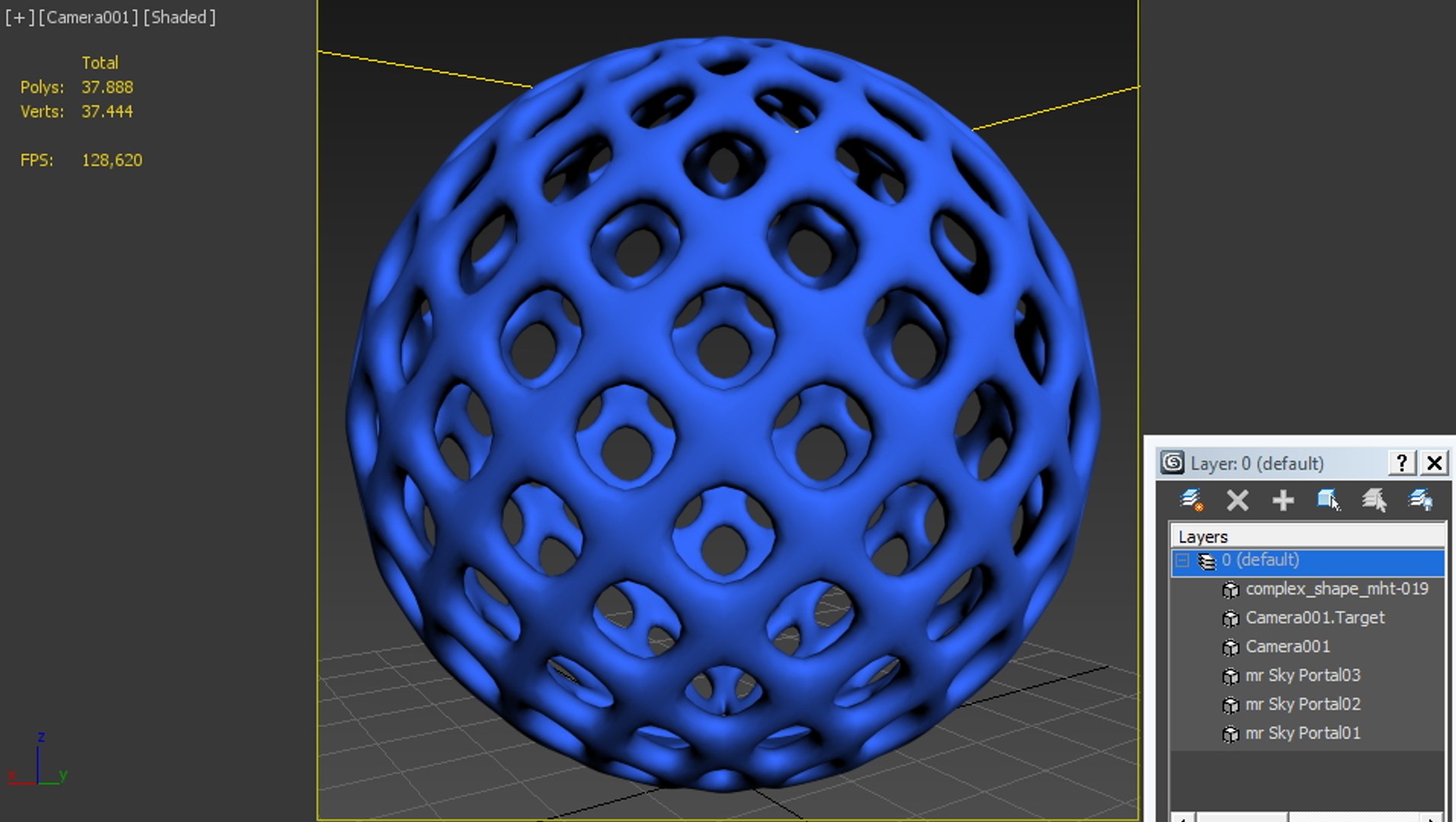 3dsmax Complex Shape