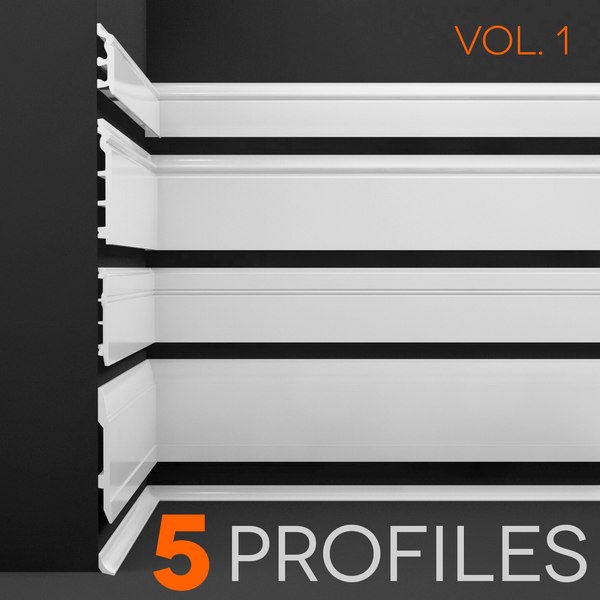 floor profiles 3d model