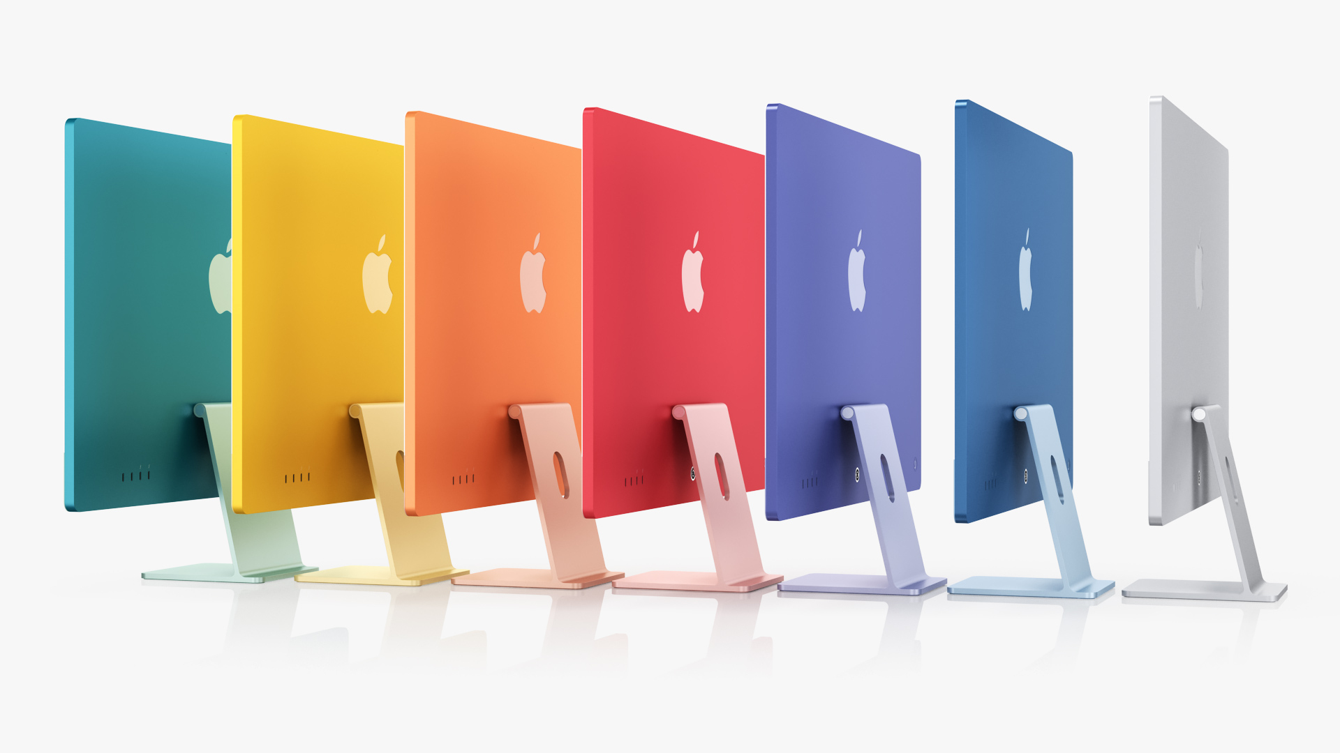 3D Apple iMac 24-inch 2021 All Color model - TurboSquid 1725708