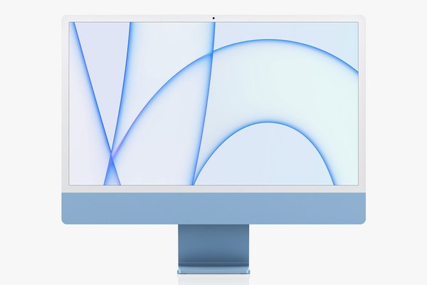 modelo 3d Apple iMac de 24 pulgadas 2021 todo color - TurboSquid 1725708