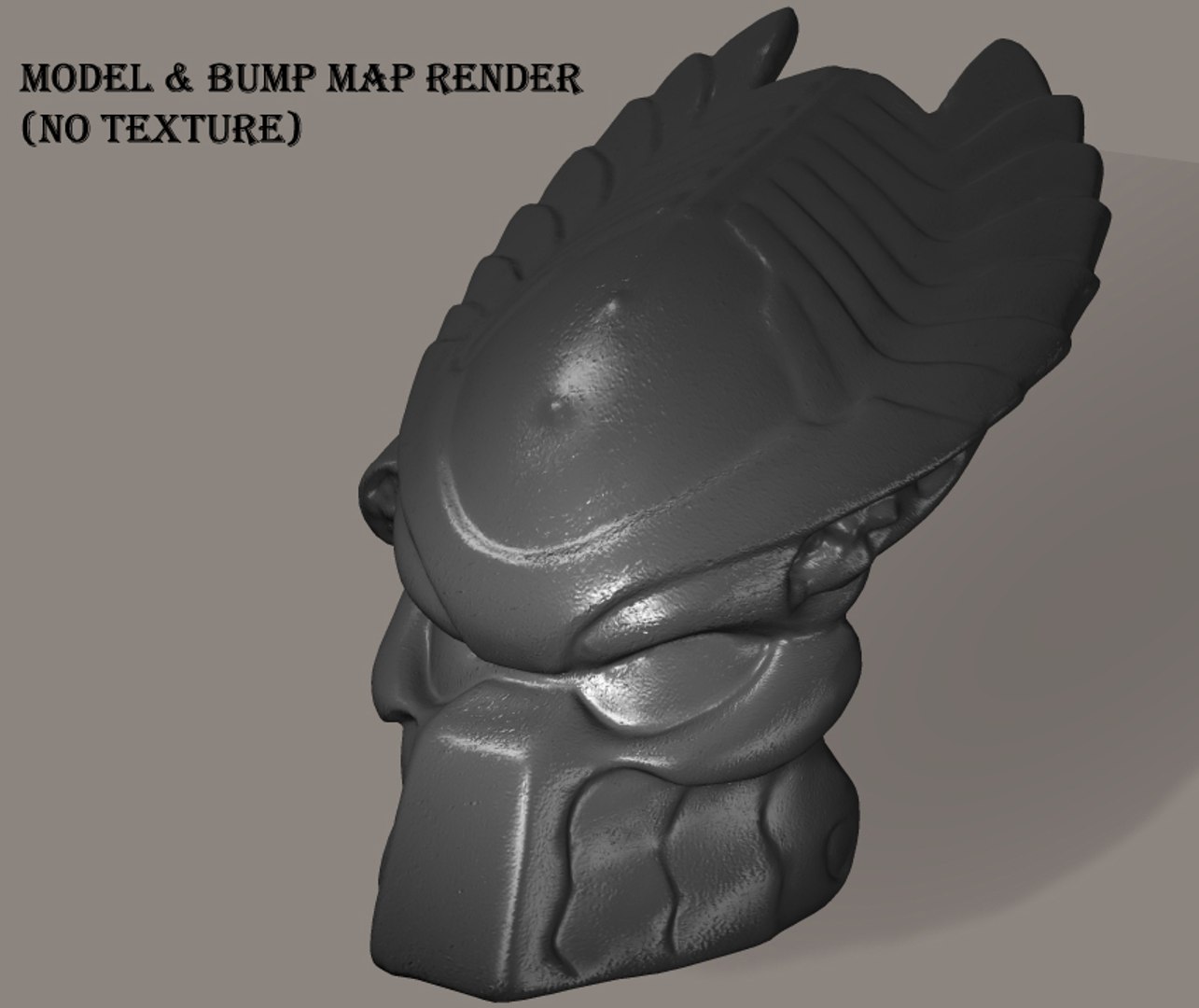 3d Model Ancient Predator Mask