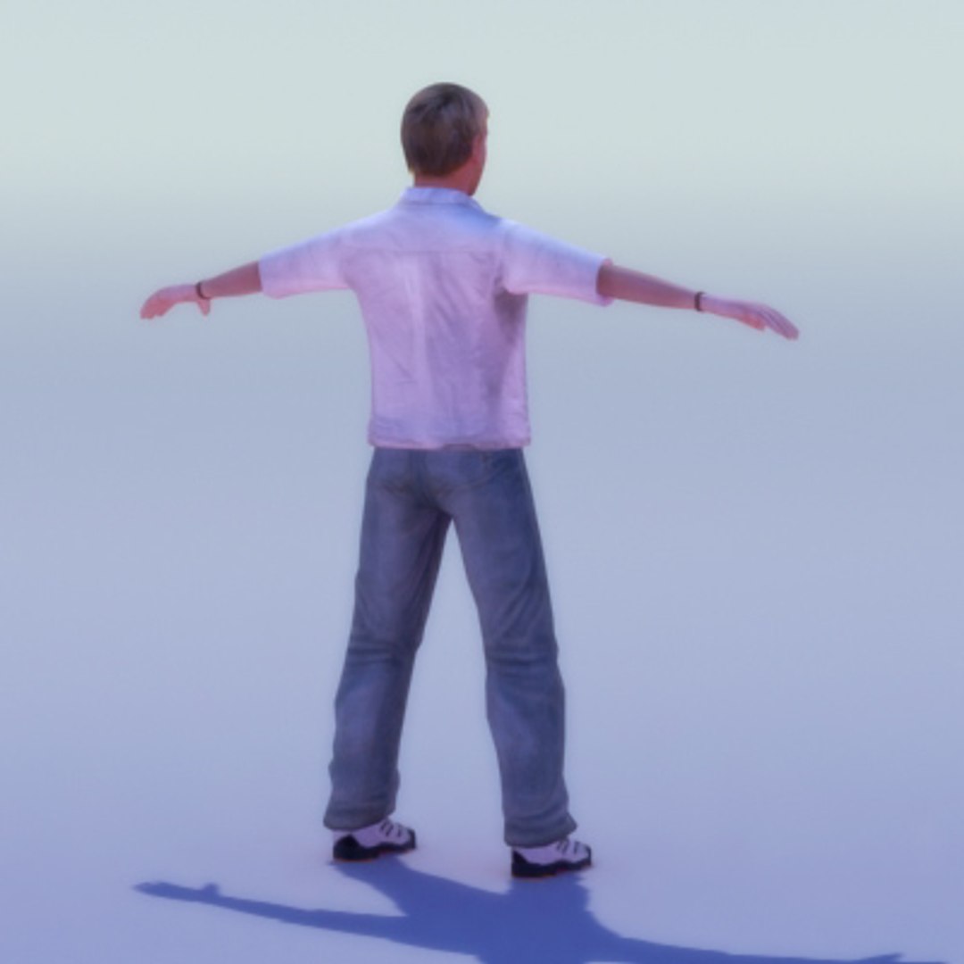 Western Rigged 3d Model