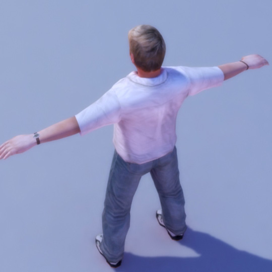 Western Rigged 3d Model