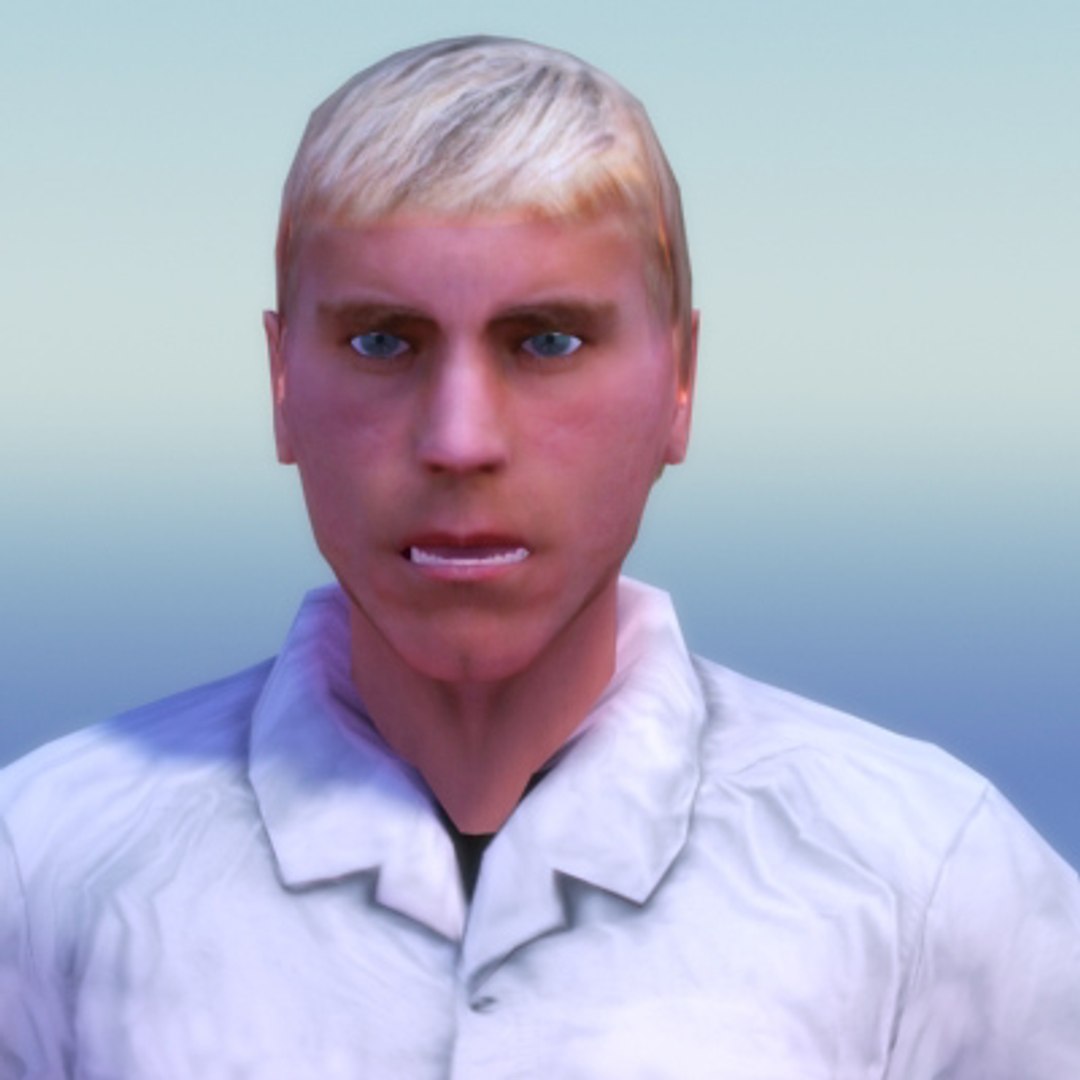 Western Rigged 3d Model