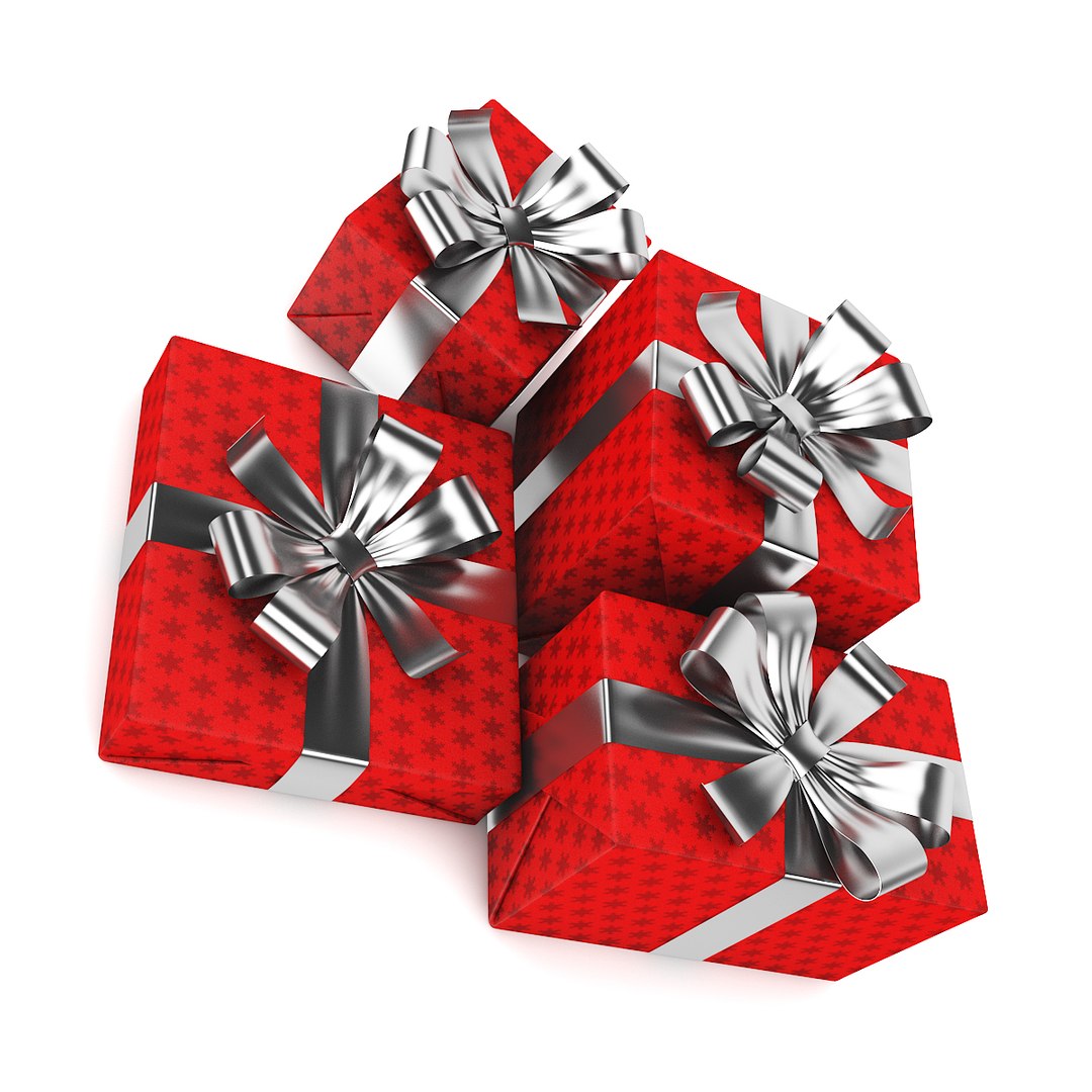 3d Present Christmas Model