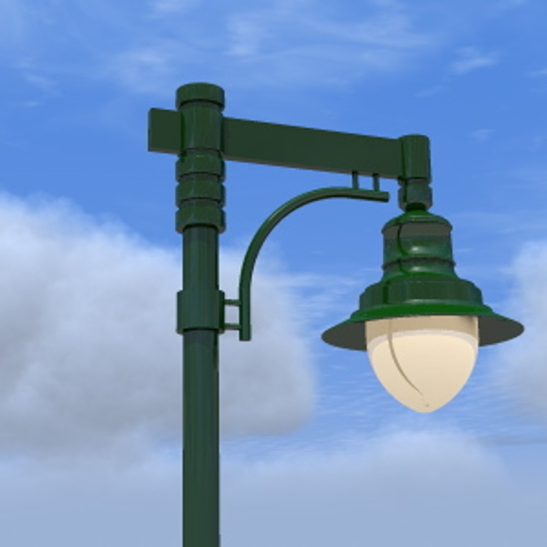 lamp post 3d model