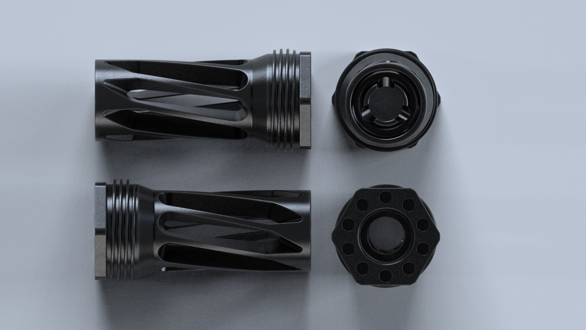 3D Muzzle Brake OSS MK-2 5x56 NATO - High-poly 3D Model - TurboSquid ...