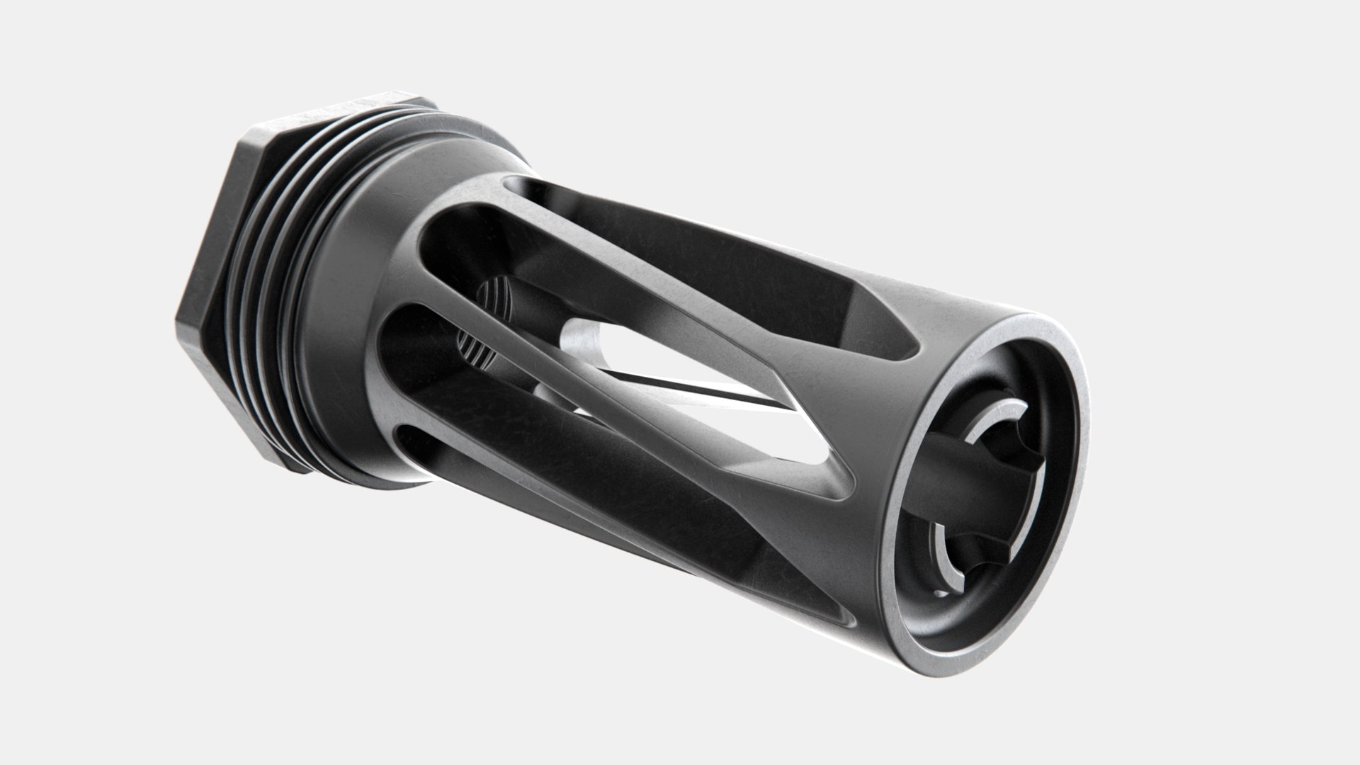 3D Muzzle Brake OSS MK-2 5x56 NATO - High-poly 3D Model - TurboSquid ...