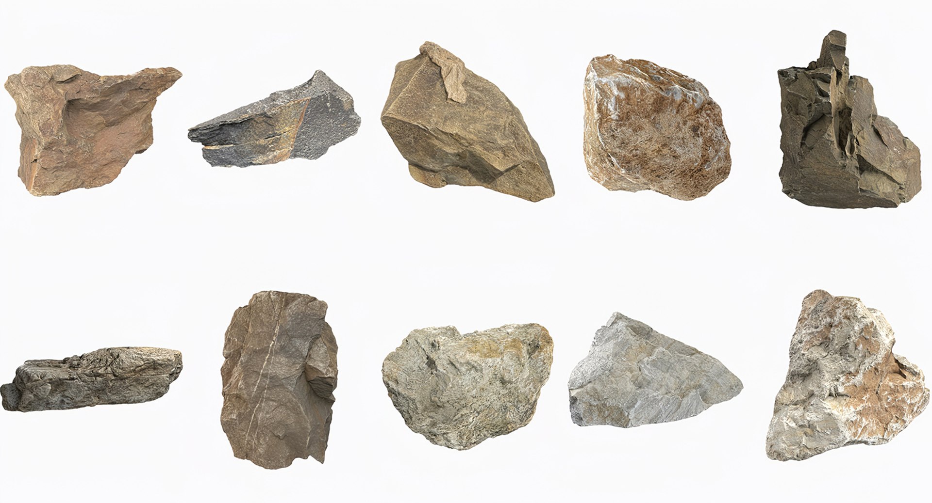 100 stone model - TurboSquid 1389046