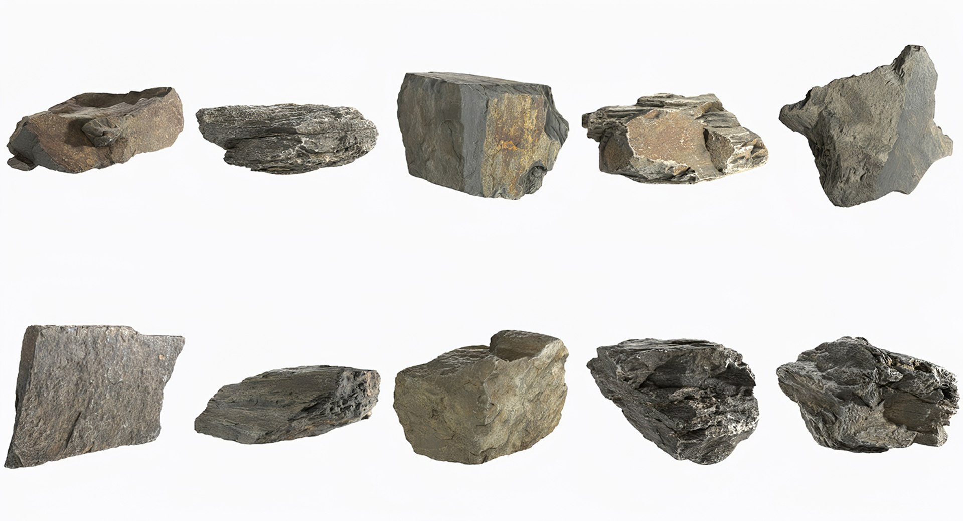 100 stone model - TurboSquid 1389046