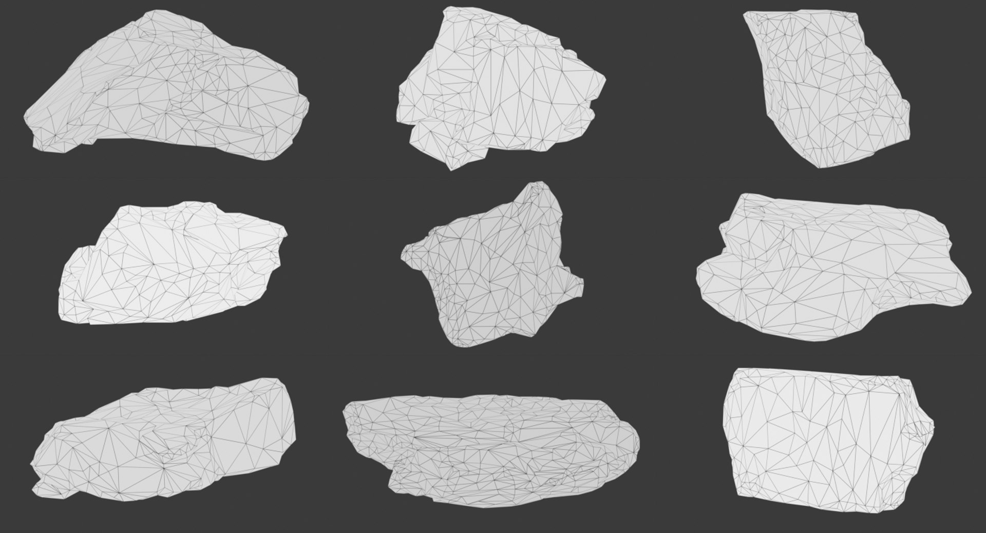 100 stone model - TurboSquid 1389046