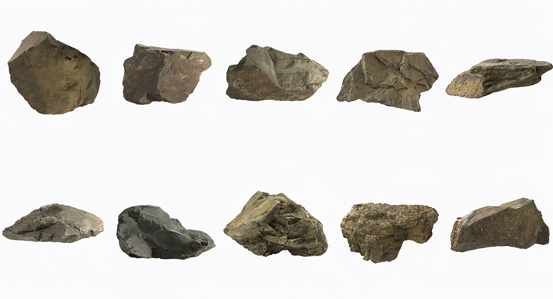 100 stone model - TurboSquid 1389046