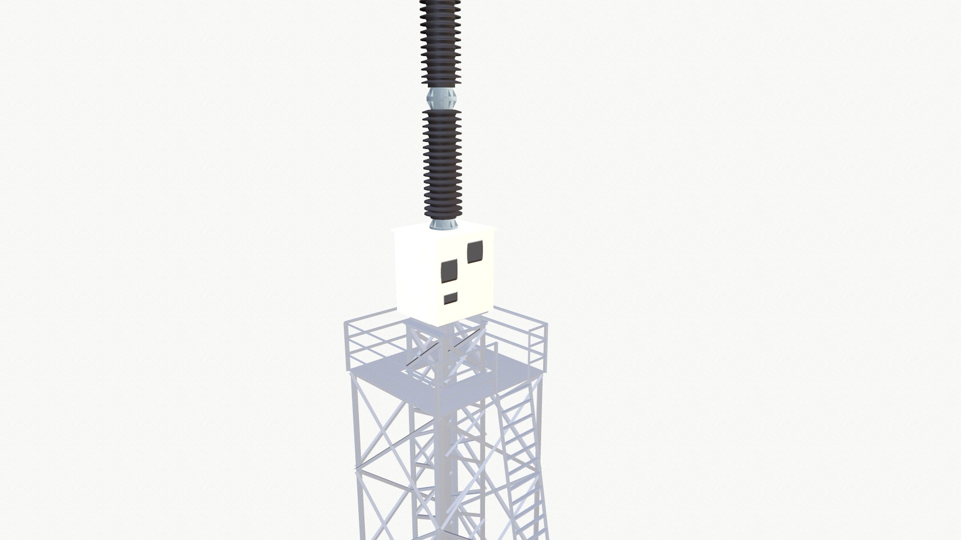 Tower Connect Electric Pole 3D Model - TurboSquid 2341759