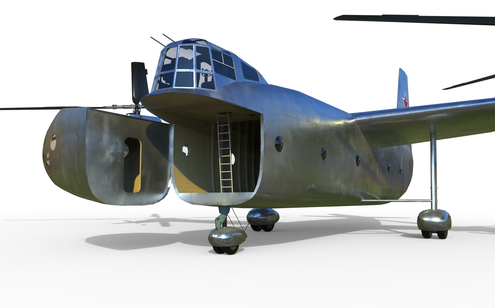 3D Ka-22 Helicopter Model - TurboSquid 2297351