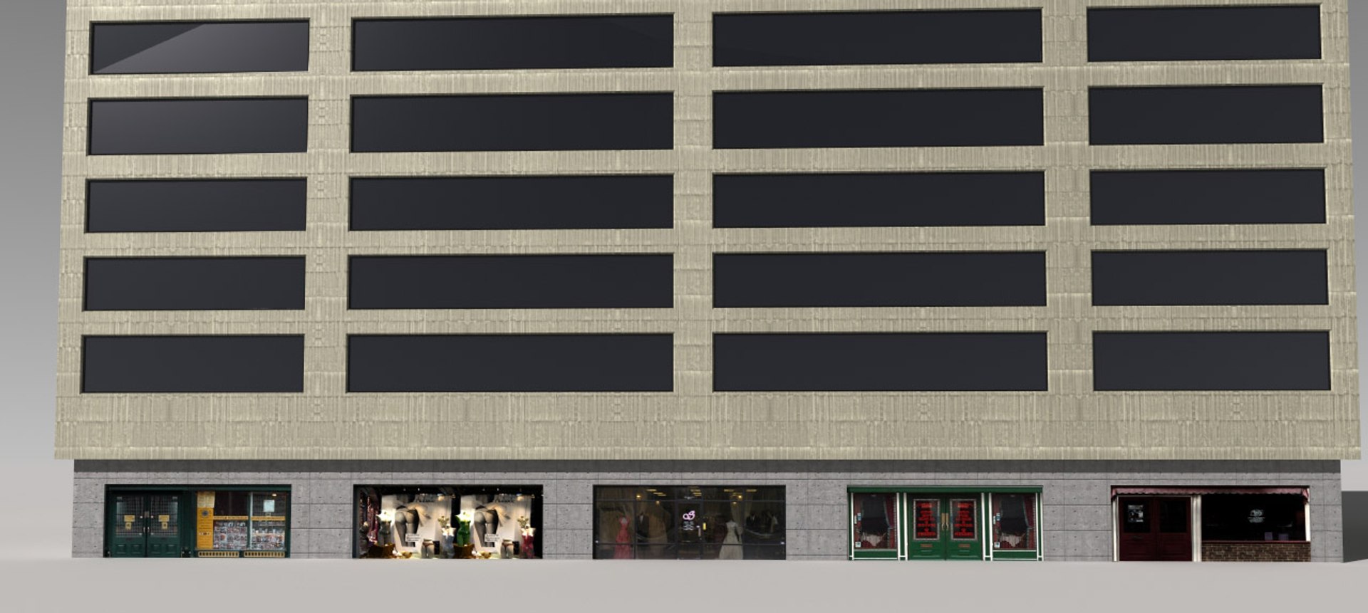 3ds Max Building City