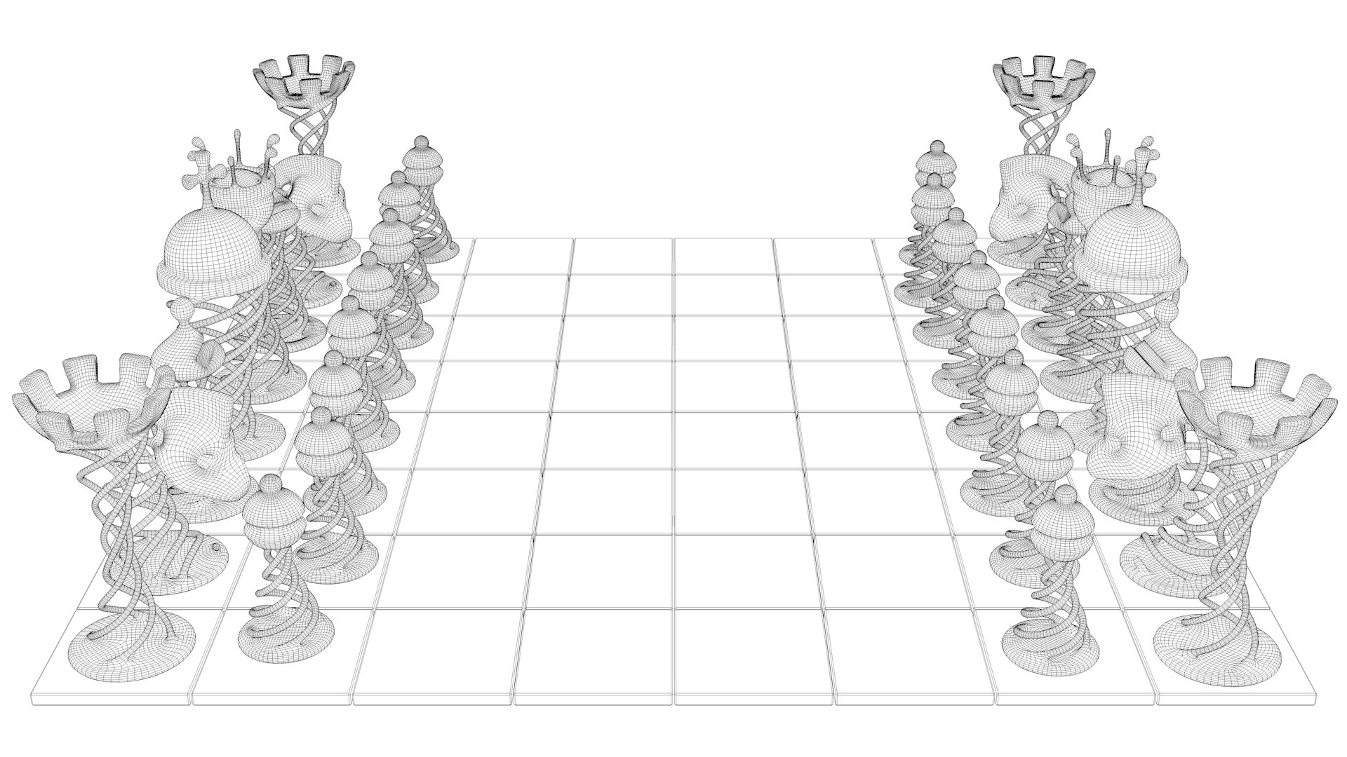 3D Chess - TurboSquid 1678373