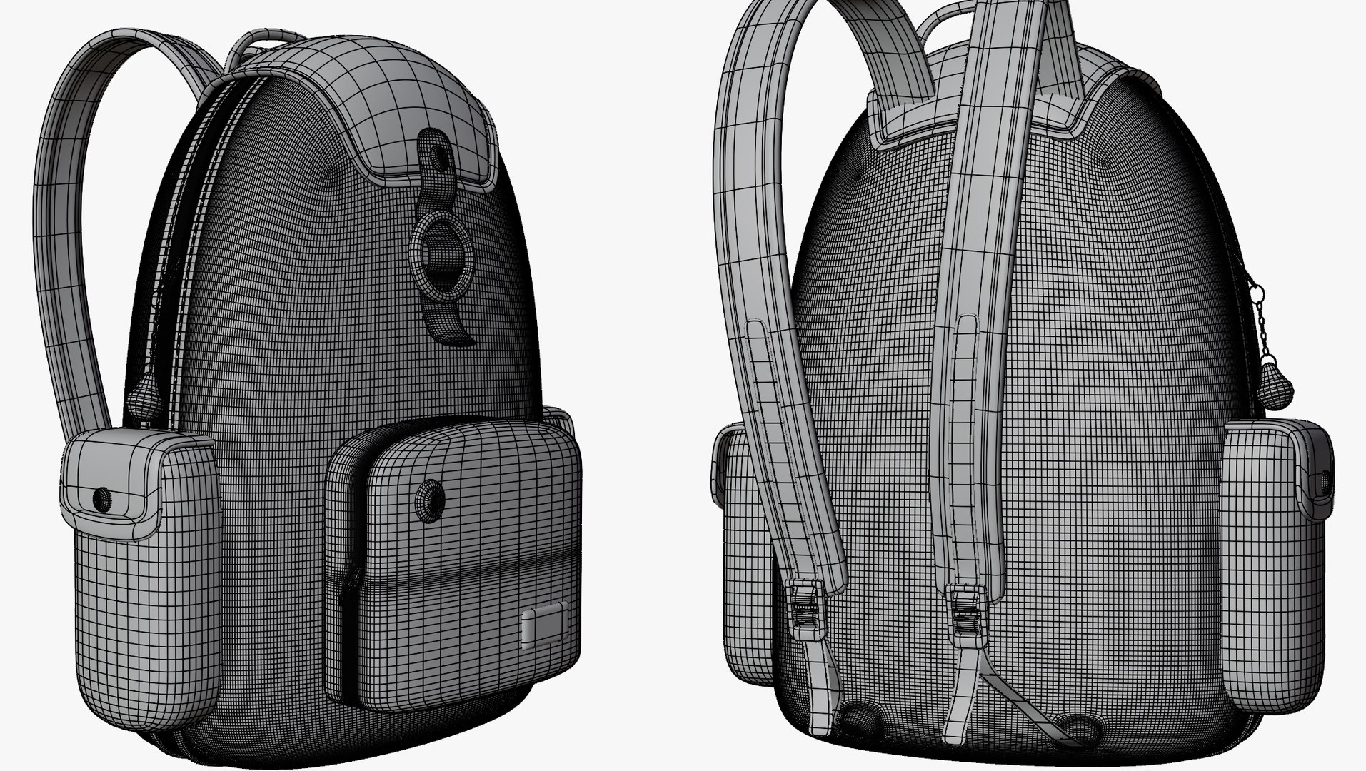 Cartoon Children School Backpack 3D Model - TurboSquid 2183858