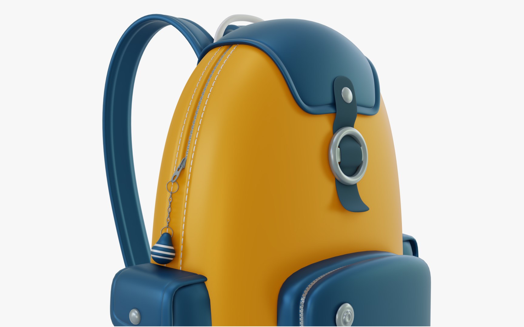 Cartoon Children School Backpack 3D Model - TurboSquid 2183858