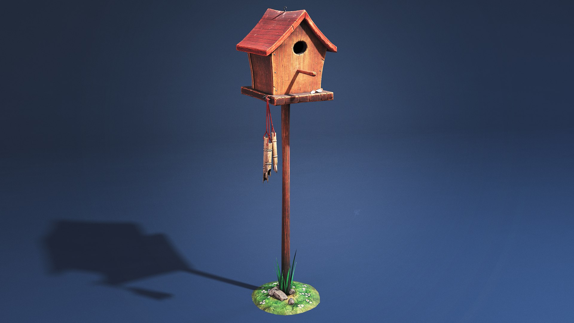 Stylized Bird House 3D Model - TurboSquid 1837342