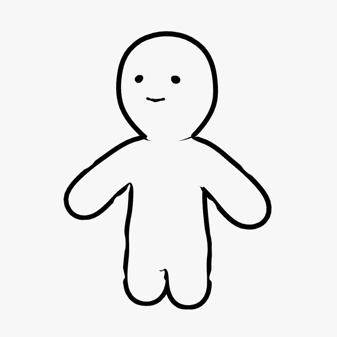 Cartoon Stickman Rigged 3D Model - TurboSquid 1951032